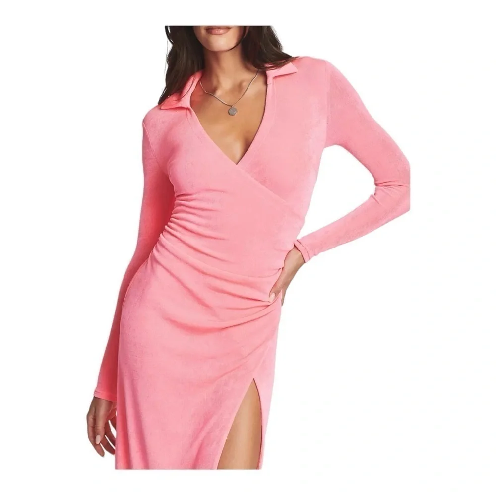 SER.O.YA | Dresses | Seroya Elm Dress In Neon Pink Nwt | Poshmark